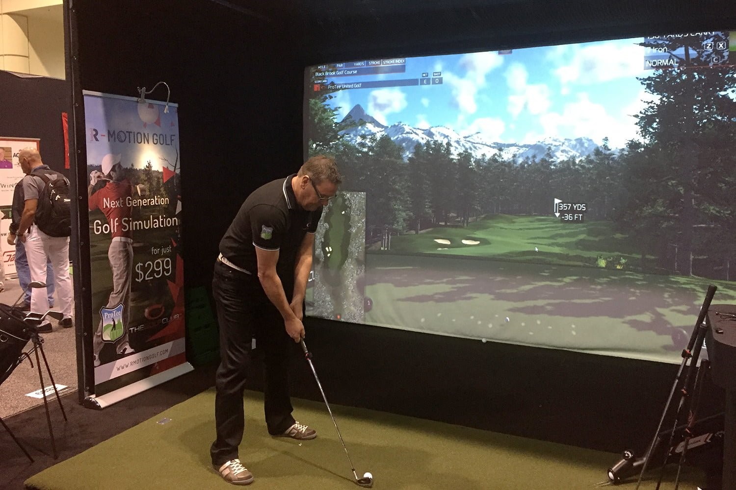 Simulateur de golf : un appareil de haute technologie pour jouer.